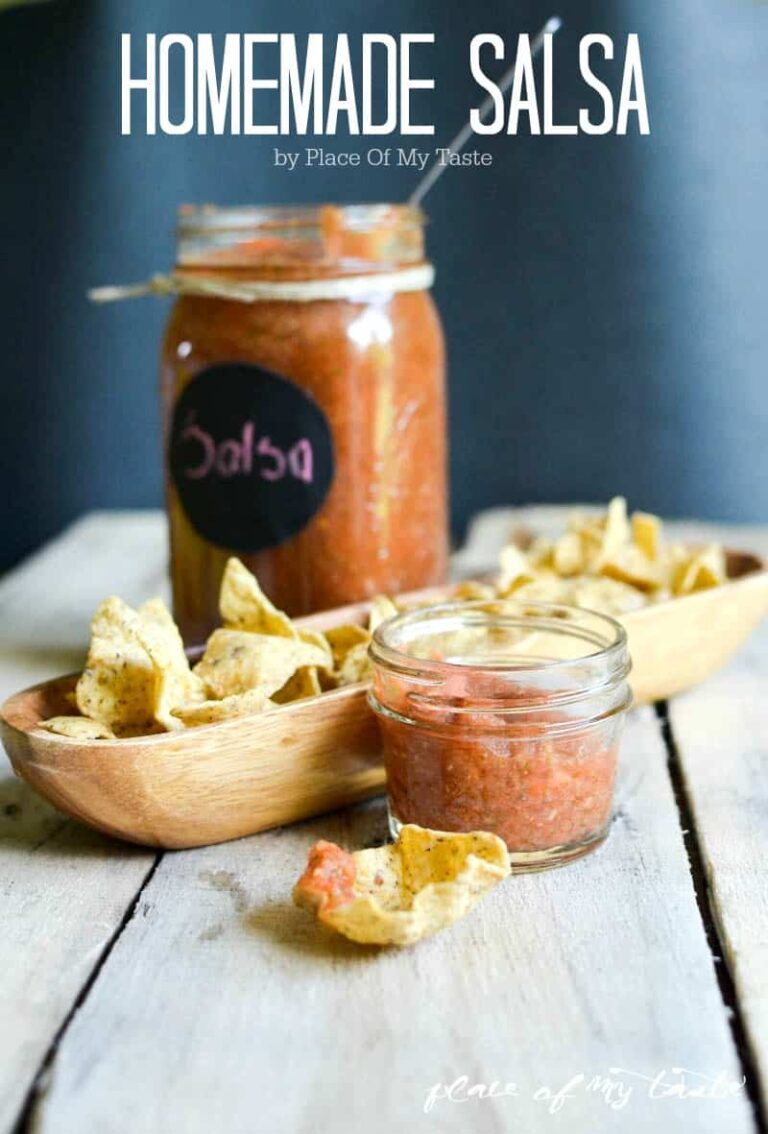 BEST HOMEMADE SALSA - Place Of My Taste