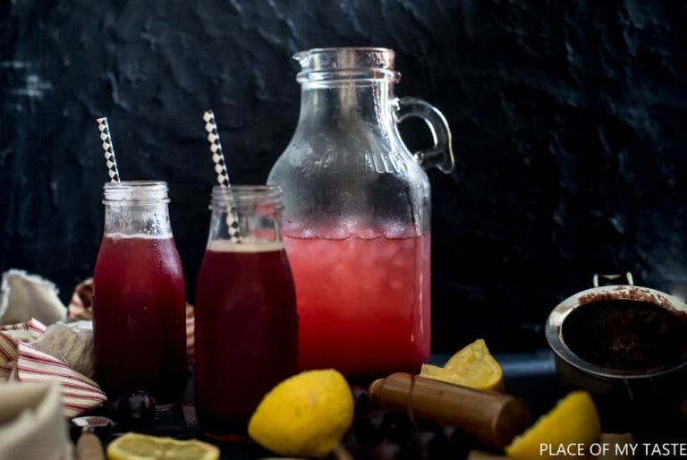 FRESH CHERRY LEMONADE - Place Of My Taste