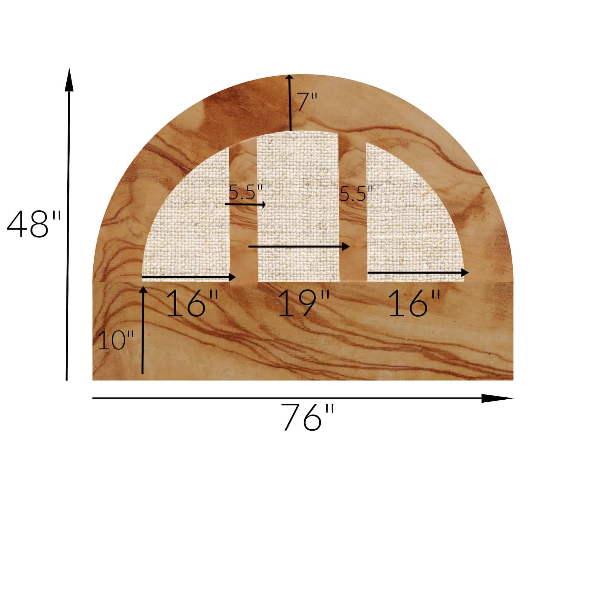 ARCH HEADBOARD DIY - Place Of My Taste